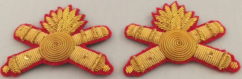 Cross Cannons with Flame sleeve insignia | VCASNY